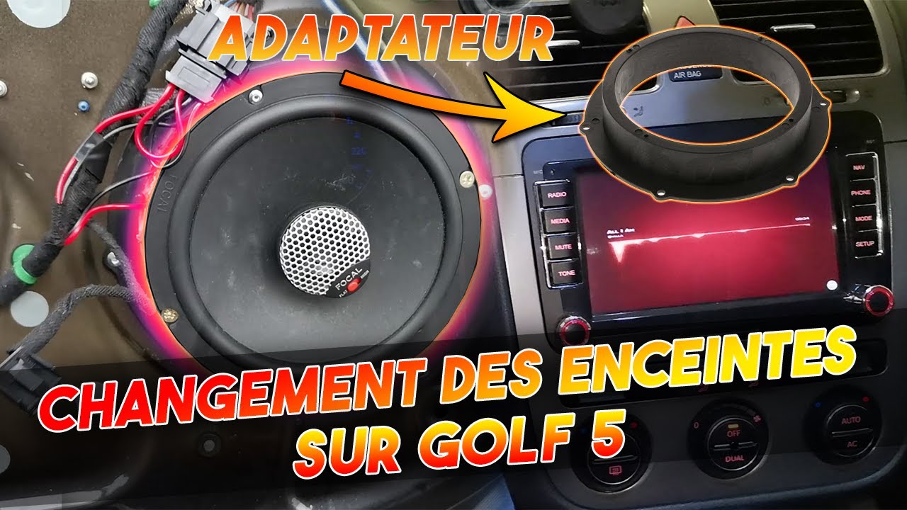 MONTAGE DES ENCEINTES FOCAL SUR GOLF 5 (HAUT PARLEUR) - YouTube