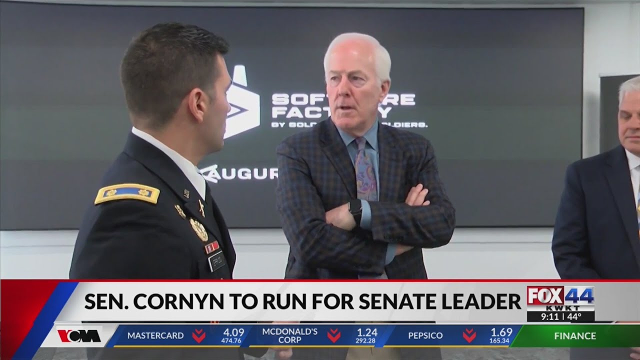Sen. John Cornyn to run for Senate Republican leader - YouTube