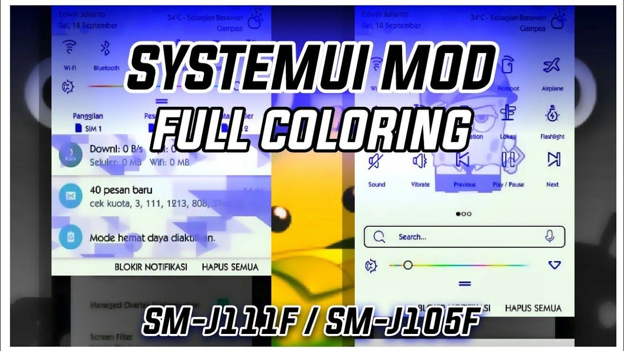 UPDATE!! Review SystemUI New (SM-J111F) / (SM-J105F) - YouTube