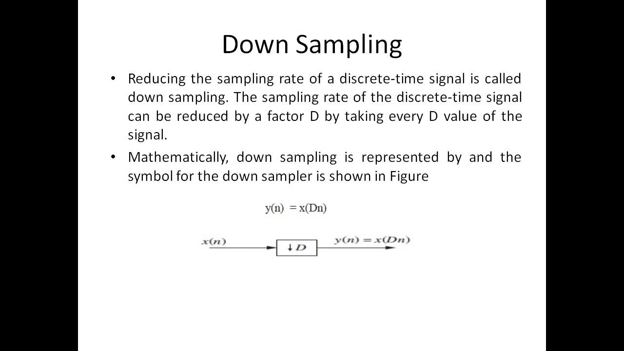 Topic1 Down Sampling - YouTube