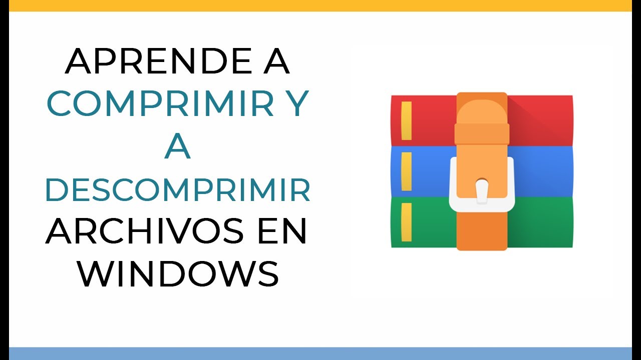 como comprimir y descomprimir archivos en windows en 2022 - YouTube