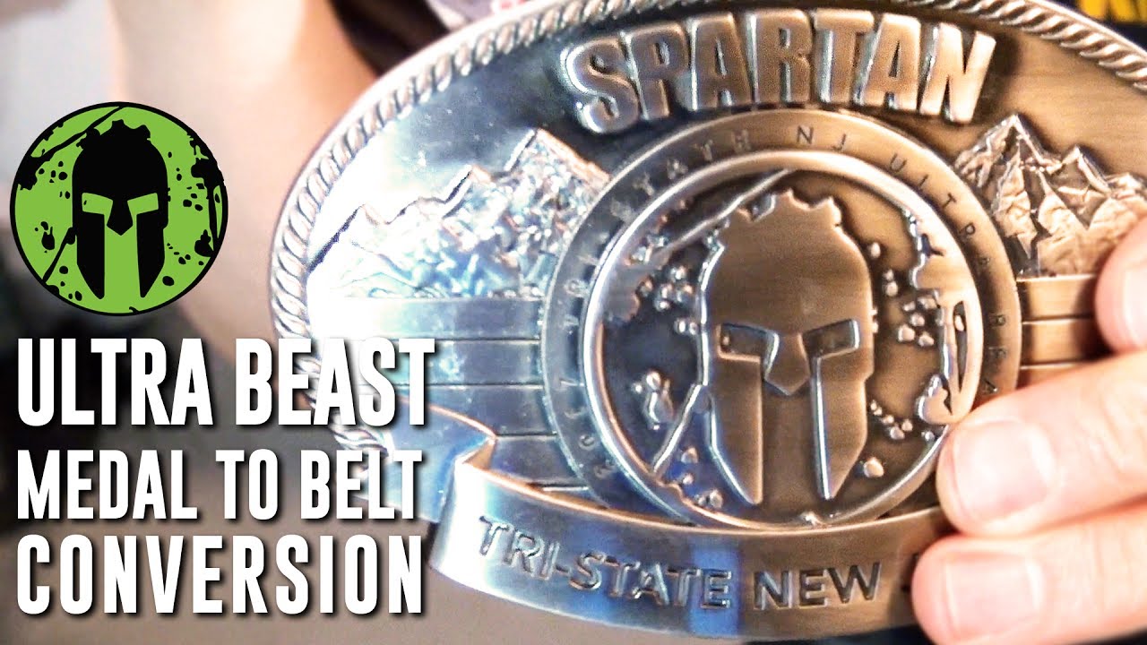 Spartan Race Ultra Beast Medal to Belt Buckle - YouTube