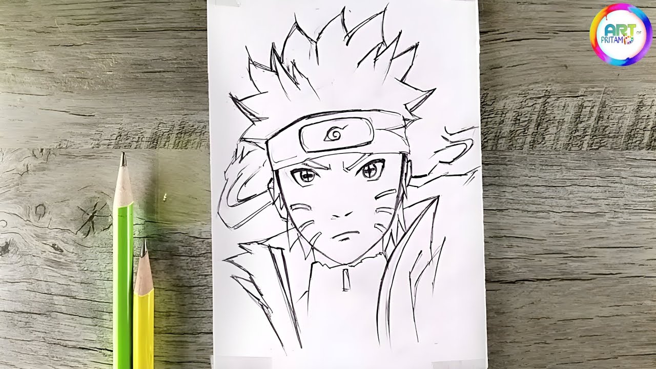 How to draw Naruto part-1// Naruto Shippuden #yuotubevideo #naruto ...