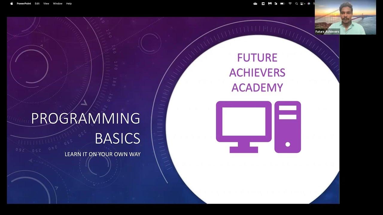Programming Basics in Telugu | By Future Achievers Academy - YouTube