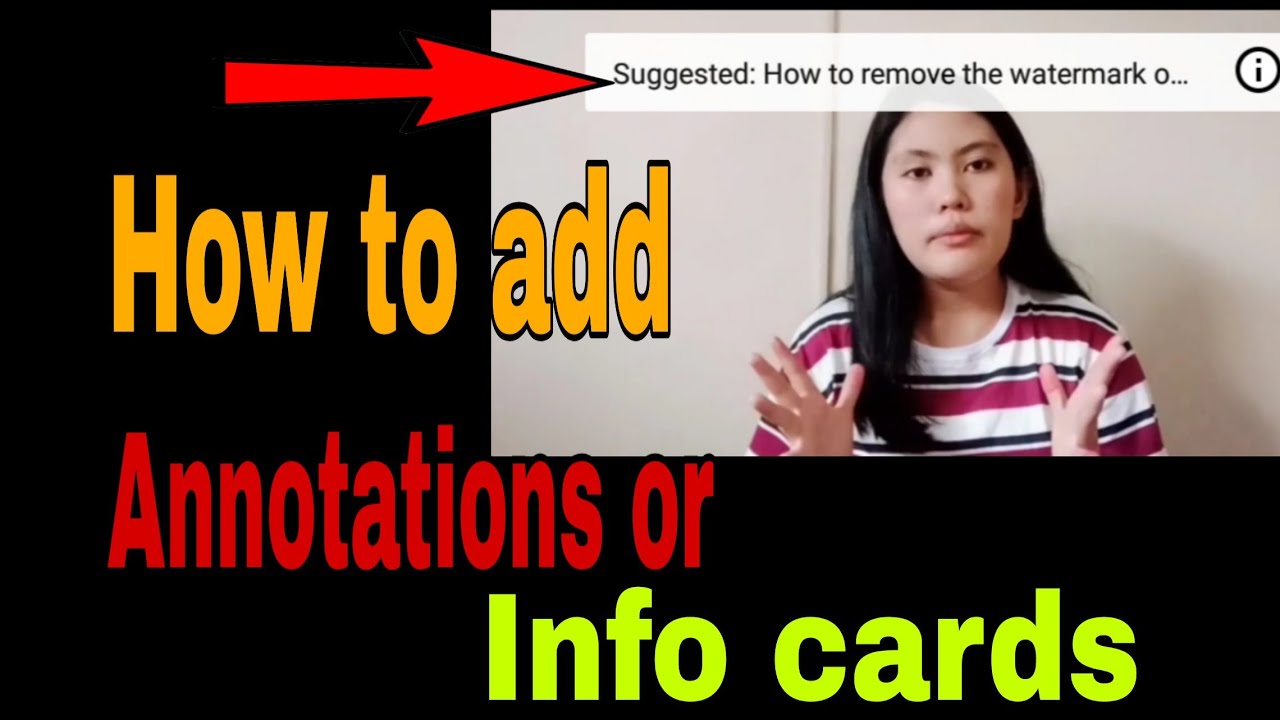 How to add Info Cards to Youtube Studio 2020 ||Jasteen Ochavo - YouTube