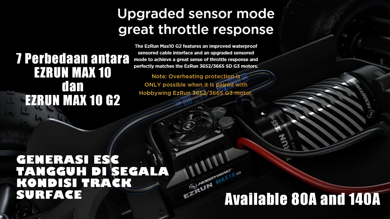 REVIEW | 7 PERBEDAAN ANTARA EZRUN MAX 10 dengan EZRUN MAX 10 G2 | HW ...