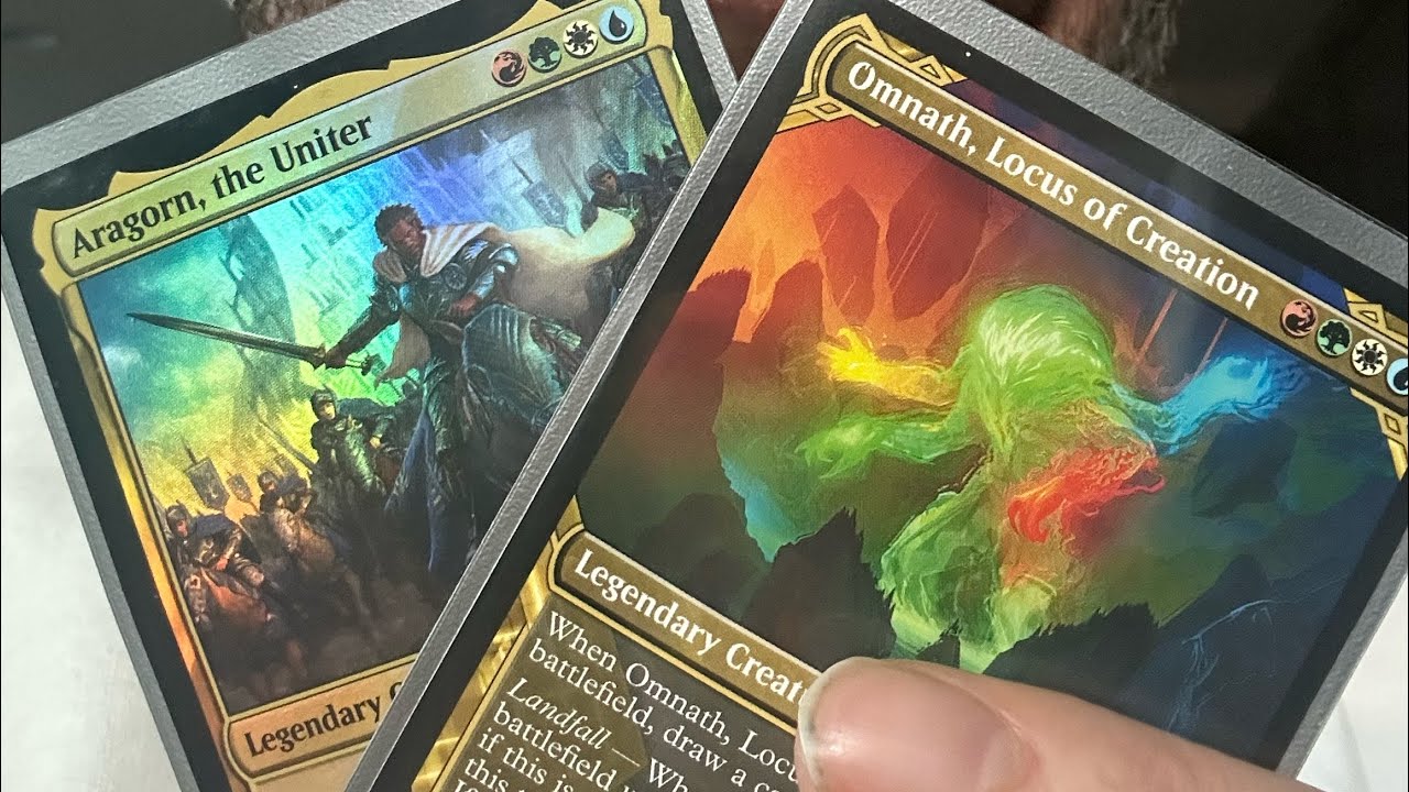 Commanders best buddies, Part I, Aragorn the Uniter and OMNATH Locus of Creation, MTG, EDH - YouTube