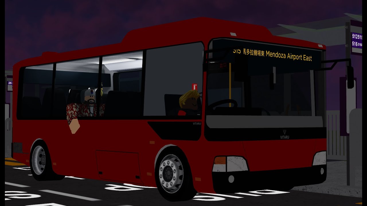 ROBLOX Buses: Ride on Red Bus Co. Vitaru Urban Mini - YouTube