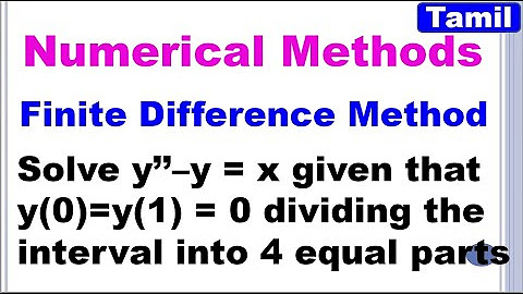 Numerical Methods: Boundary Value Problems in ordinary and PDE - YouTube