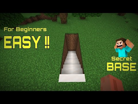How To Build SECRET BASE In Minecraft Easy | - YouTube