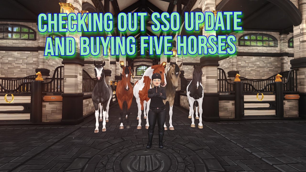 checking out sso update and buying five horses - YouTube
