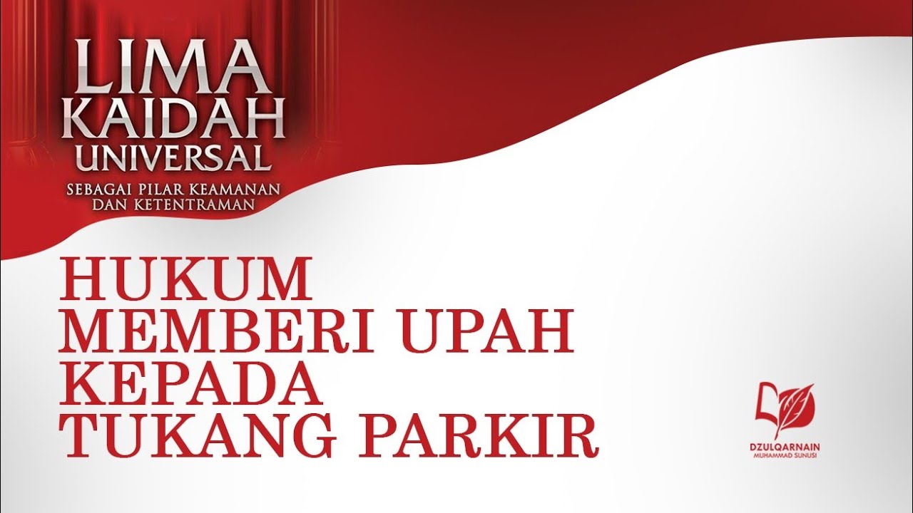 Hukum Memberi Upah kepada Tukang Parkir - YouTube