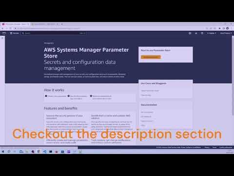 Getting Started with AWS SDK - SSM Parameter Operations using Node JS - YouTube