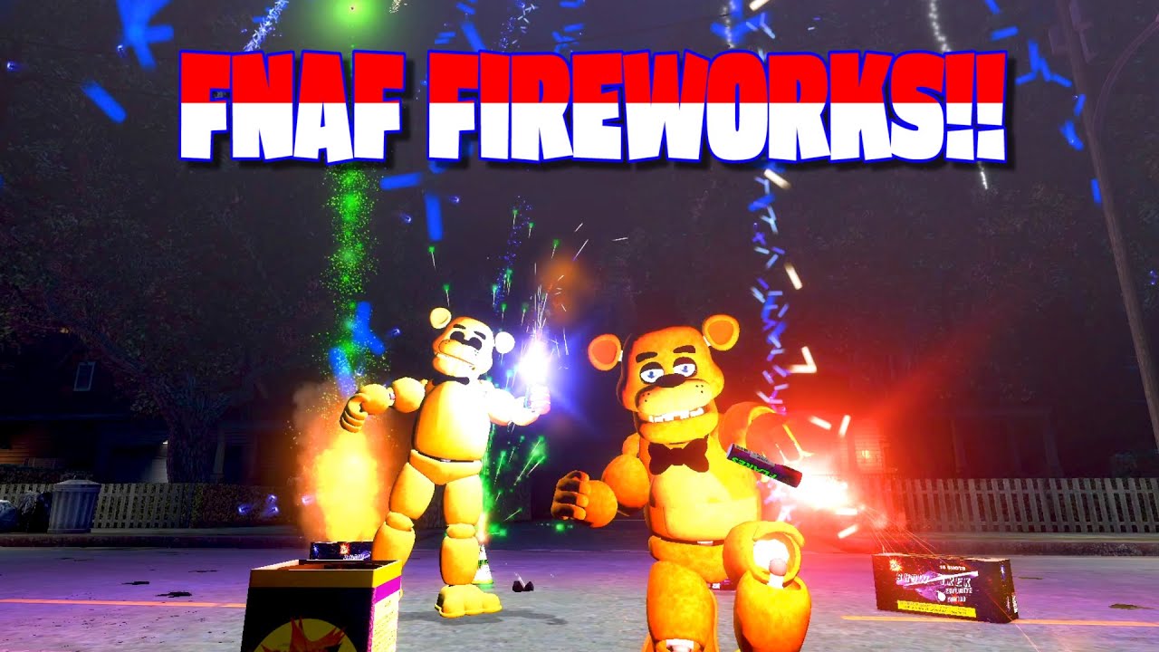 Gmod- FNAF 4th of July! Golden Freddy's Fireworks. 🎆🎇 - YouTube