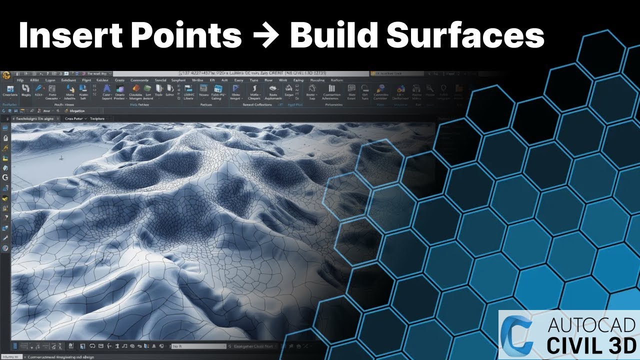 Civil 3D Tutorial: Convert Points to Surface Step by Stepvideo - YouTube