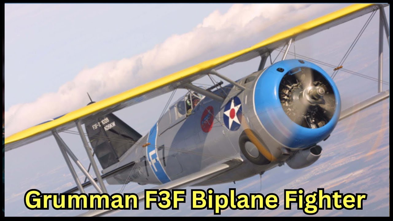 The Grumman F3F Biplane Fighter Aircraft 🛩️ - YouTube