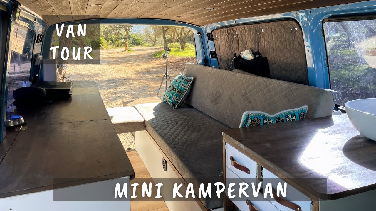 Funkcjonalny mini kamper na bazie VW T5. Vantour - YouTube