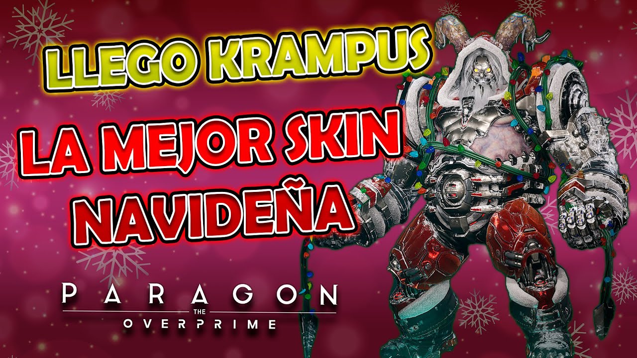 🎄Paragon: The Overprime, Temporada Navideña 2023 // Riktor Krampus Skin ...