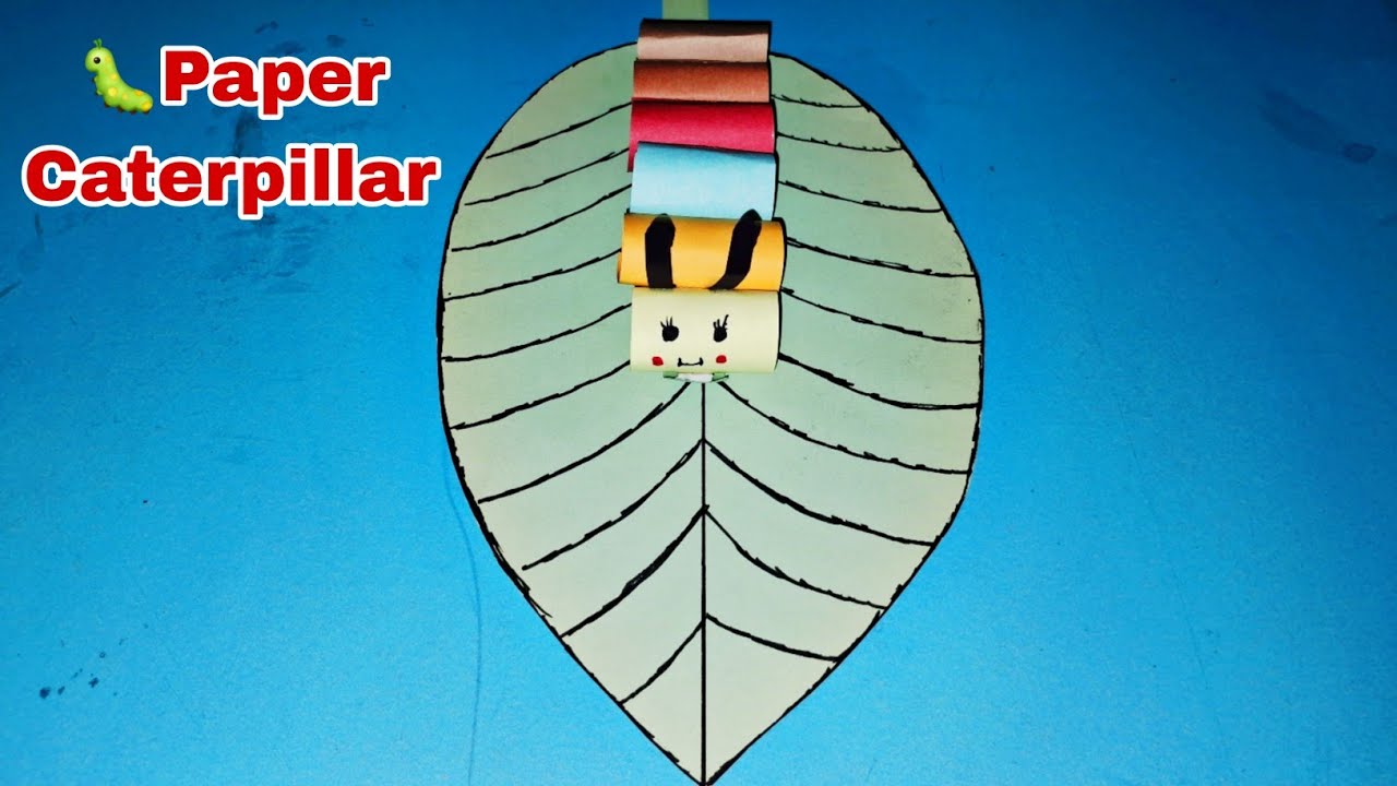 Paper caterpillar | Paper Craft | Origami Paper Craft - YouTube