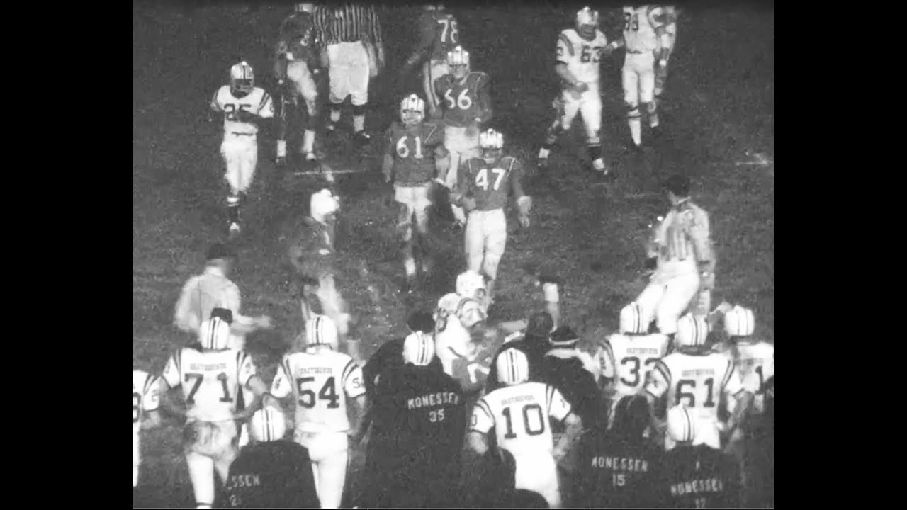 Monessen vs Laurel Highlands 1969 - Part 1 - YouTube