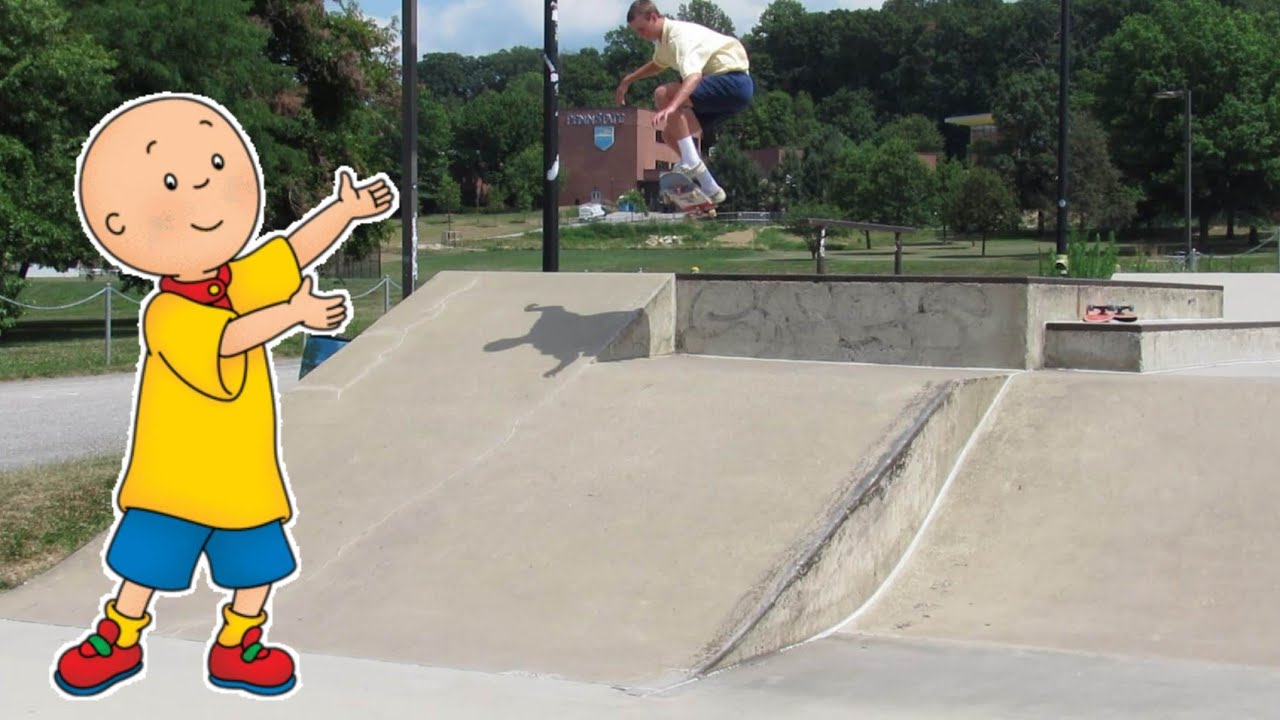 Caillou Goes Skating - YouTube