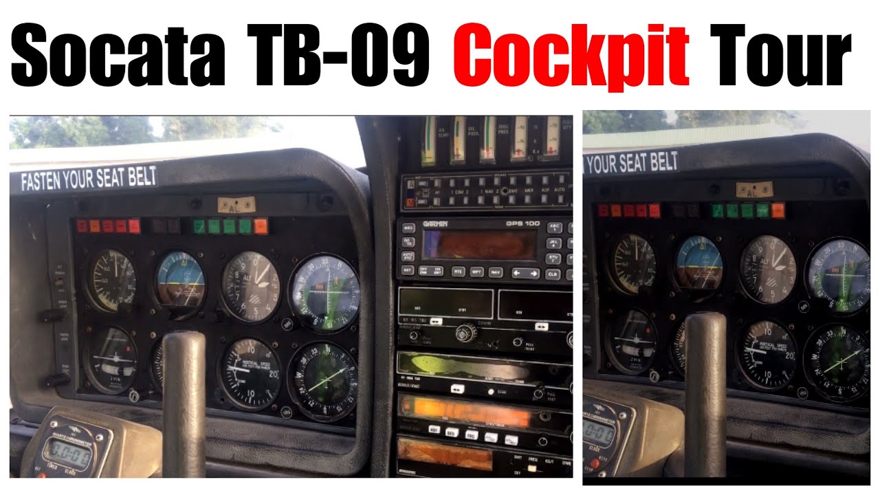 Socata TB09 COCKPIT TOUR | cockpit Switches | PrincessAnuTv - YouTube