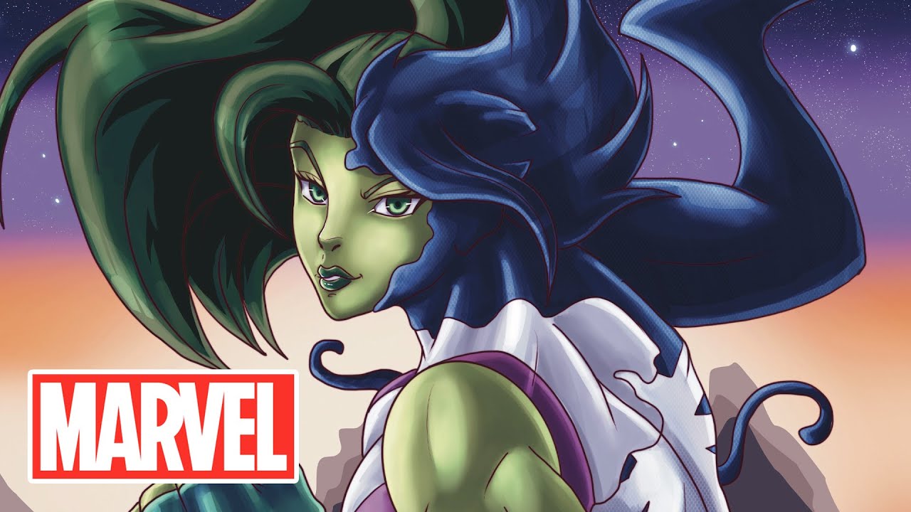 SHE-HULK VENOMIZED | Maximum Venom (Speedpaint & Lore) - YouTube