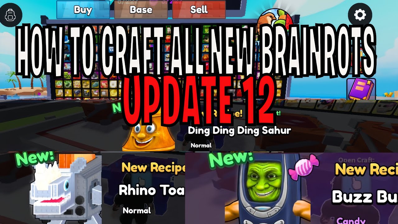 How to Craft Every New Brainrot in Craft a Brainrot Roblox - YouTube
