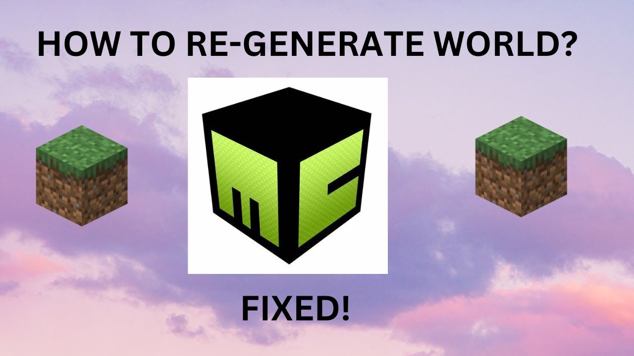 HOW TO RE-GENERATE WORLD MINECRAFT SERVER | FIXED! - YouTube