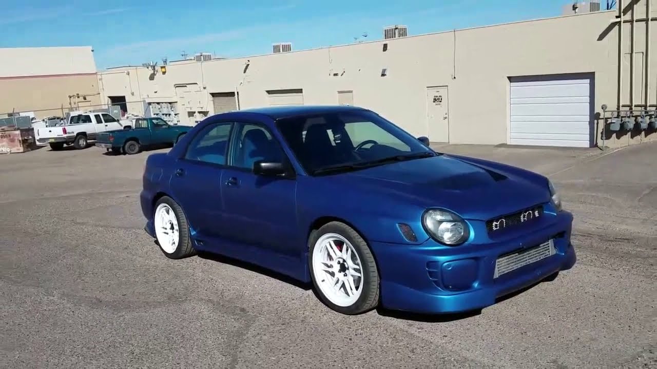SUBARU MATTE METALLIC BLUE VINYL WRAP - YouTube