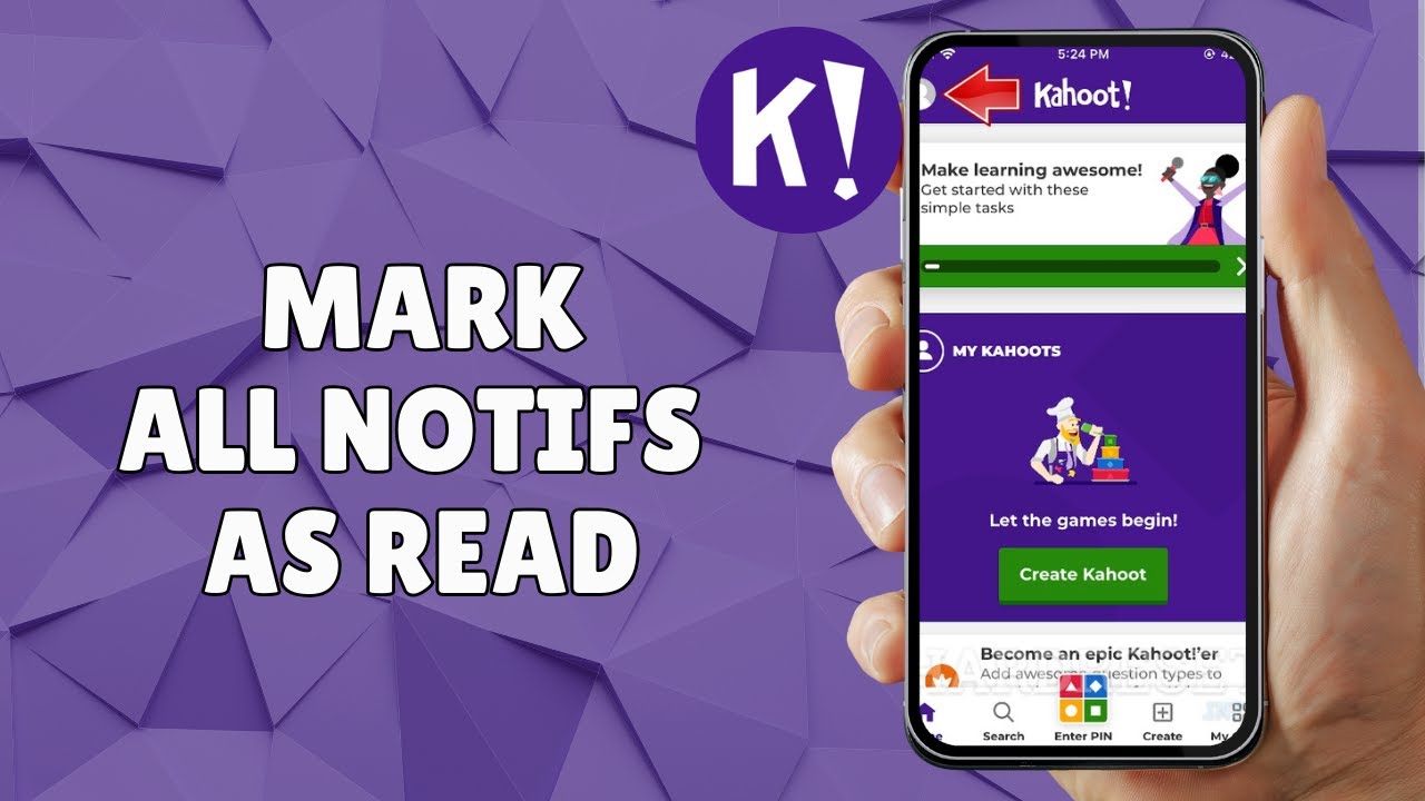 HOW TO MARK ALL NOTIFICATIONS AS READ ON KAHOOT - YouTube