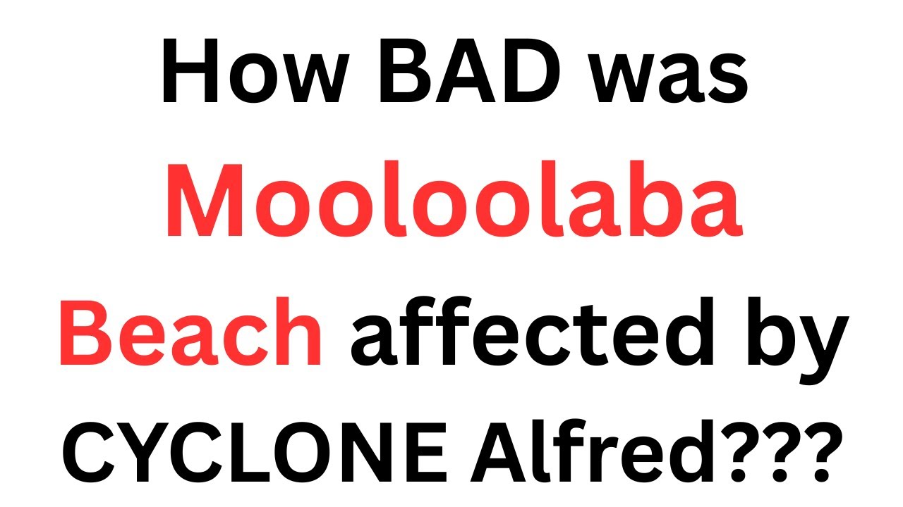 How bad was MOOLOOLABA Beach (Queensland, Australia)affected by CYCLONE ...