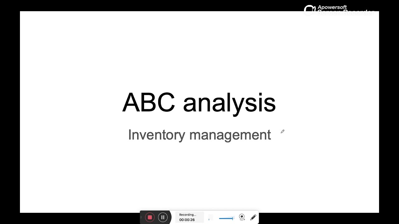 Problems In ABC Analysis YouTube Problems In ABC Analysis YouTube