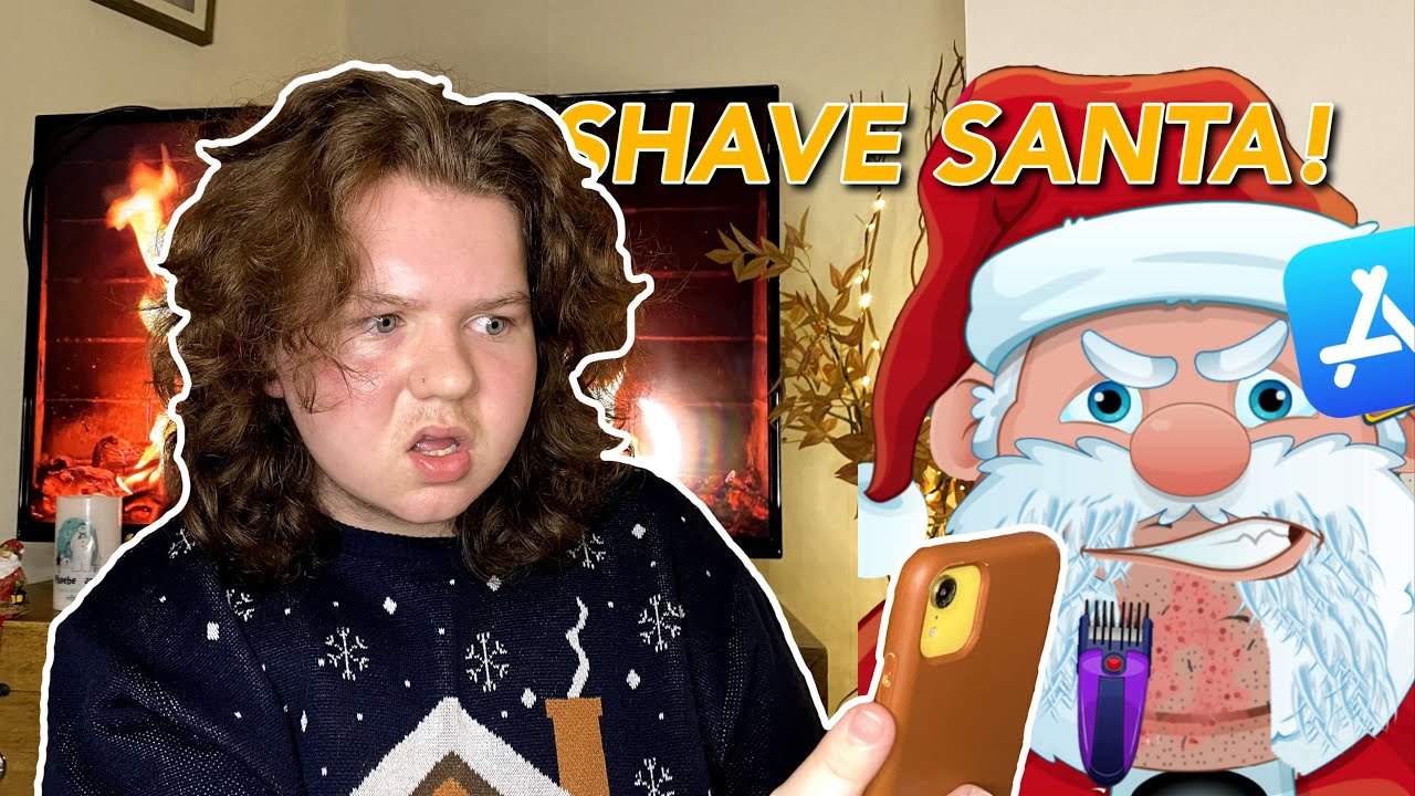 I Shaved Santa’s Beard Off! | Playing The Weirdest Christmas Games On ...