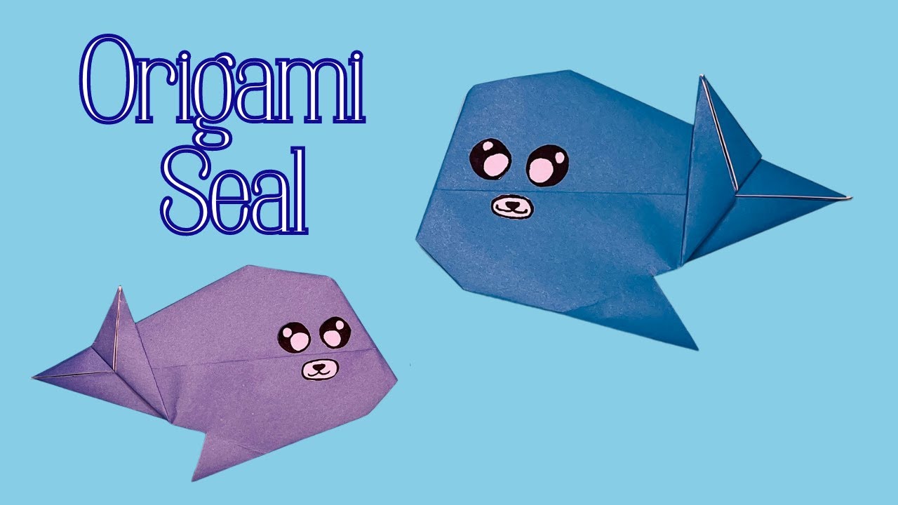 Origami Seal | Paper Animals - YouTube