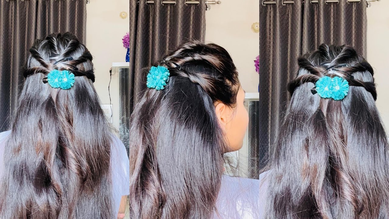 Front hairstyle video | #hacks #hairstyle #hair #youtube #youtuber ...