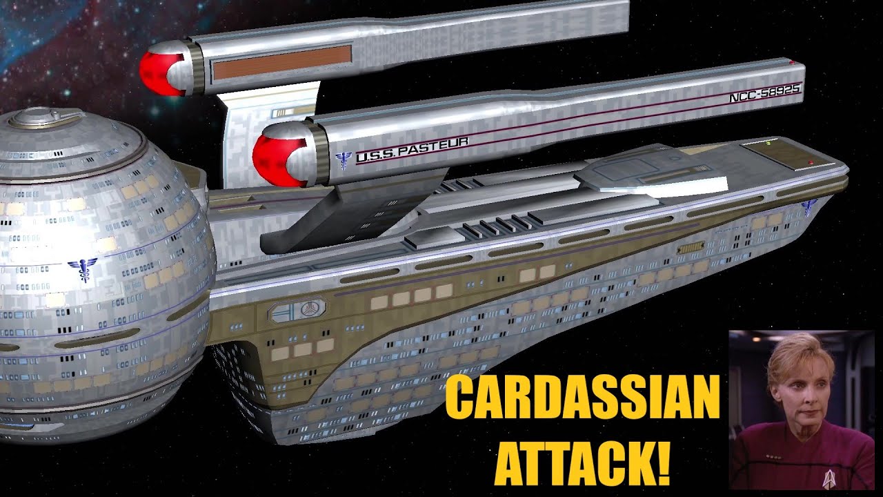 USS Pasteur VS Cardassian Keldon - Both Ways - Star Trek Starship ...