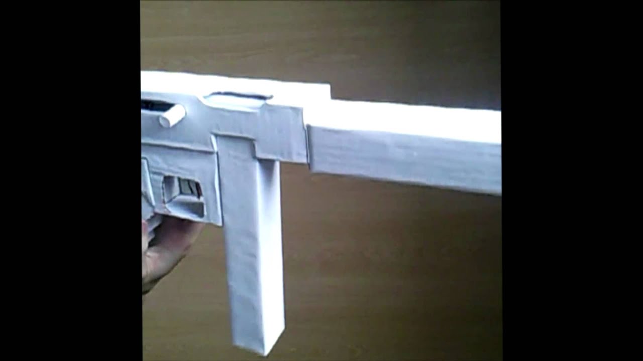 Paper Thompson M1A1 - YouTube