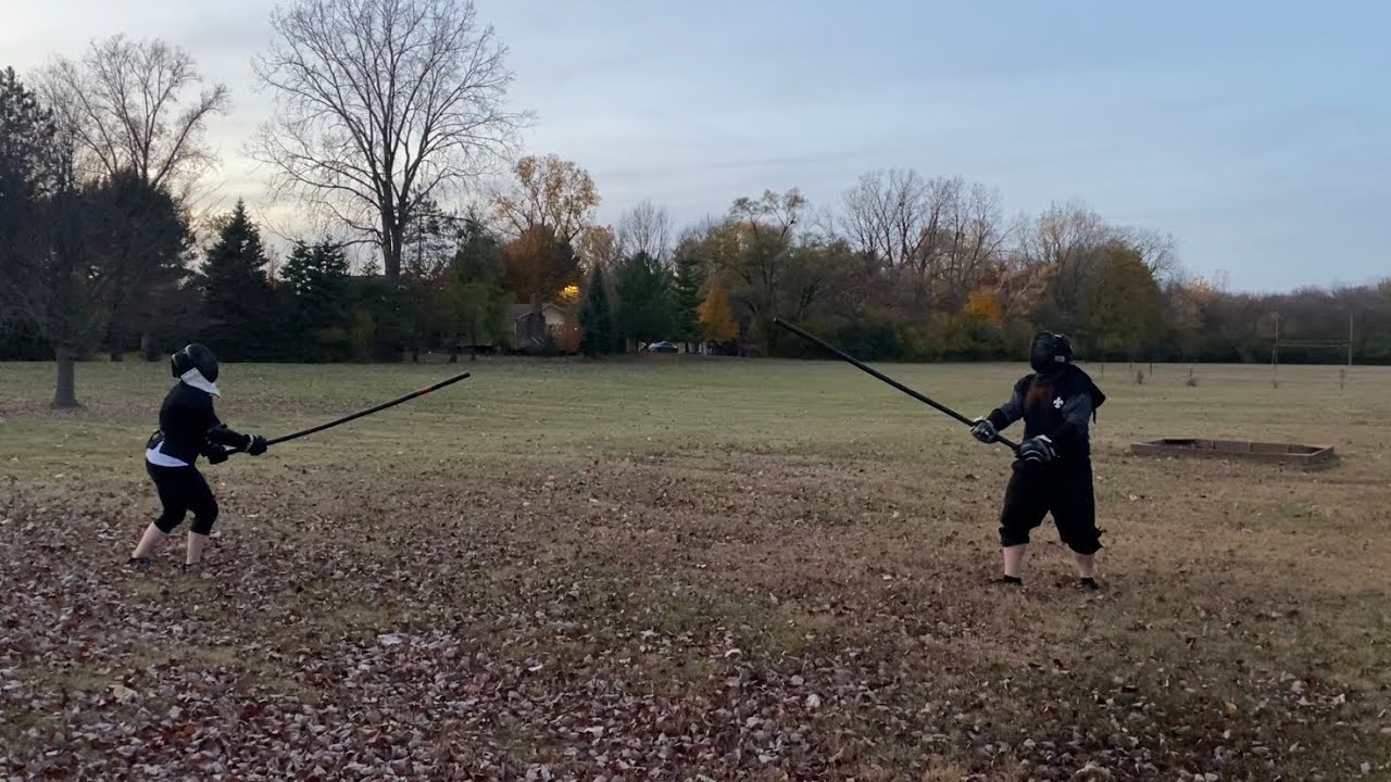 English Quarterstaff Sparring - YouTube