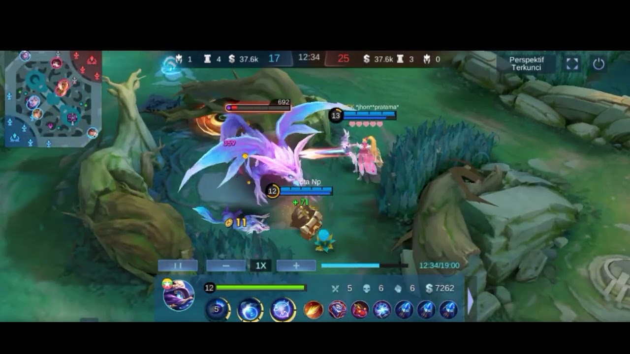 MAGE CYCLOPS SOLO RANK MLBB DI LAND OF DOWN.... - YouTube