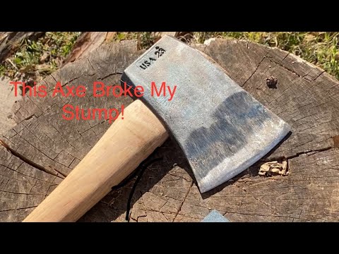 This Axe RUINED My Splitting Stump! Council Tools 5lb Splitting Axe ...