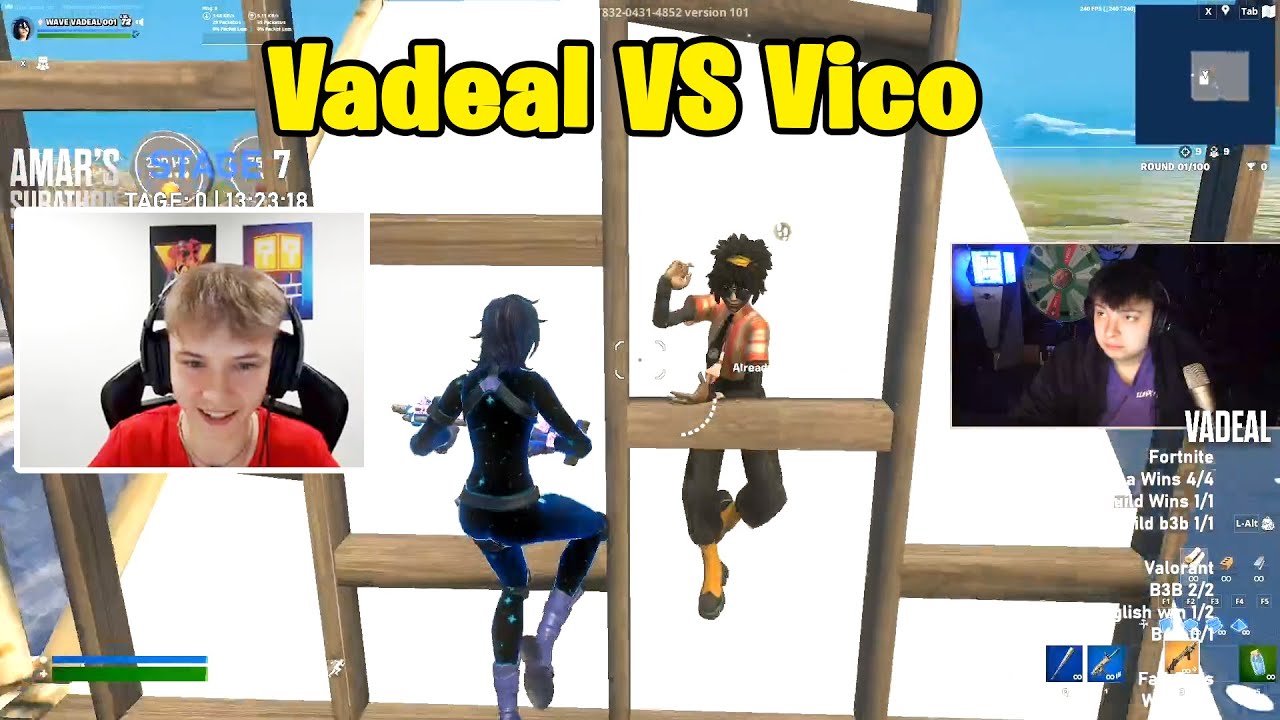 Vadeal VS Wave Vico 1v1 Buildfights! - YouTube