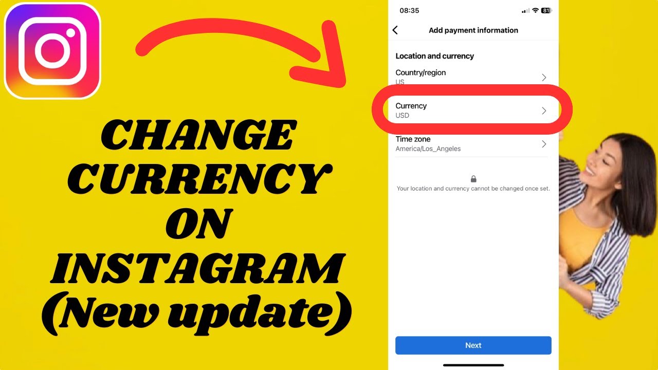 Change Instagram Currency On Get Orders | Simple tutorial - YouTube