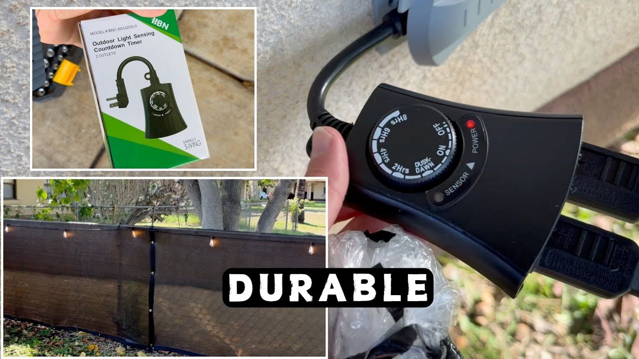 Effortless Outdoor Lighting: Try This Smart Sensor Timer! - YouTube