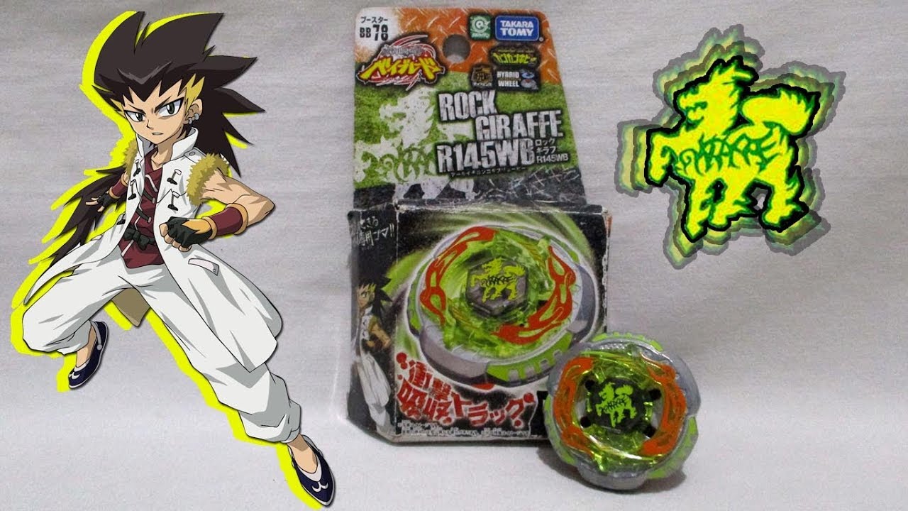 Beyblade Rock Giraffe Spinning Top B78 Rock Giraffe (Zurafa) R145wb
