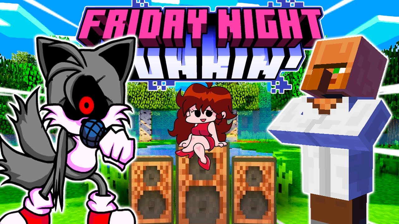 Friday Night Funkin VS Minecraft - FNF Battle - Tails VS Villager - YouTube