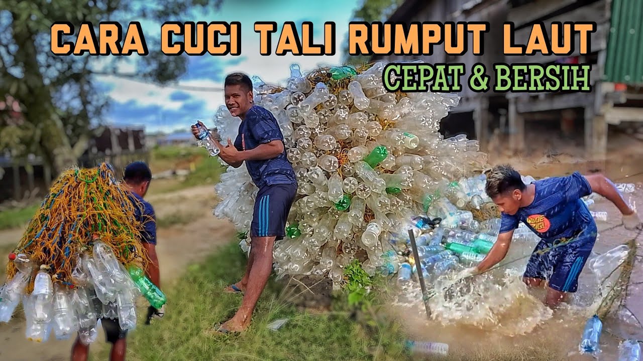 CARA MENCUCI TALI RUMPUT LAUT WILAYAH NUNUKAN || Andis Devaki Channel ...