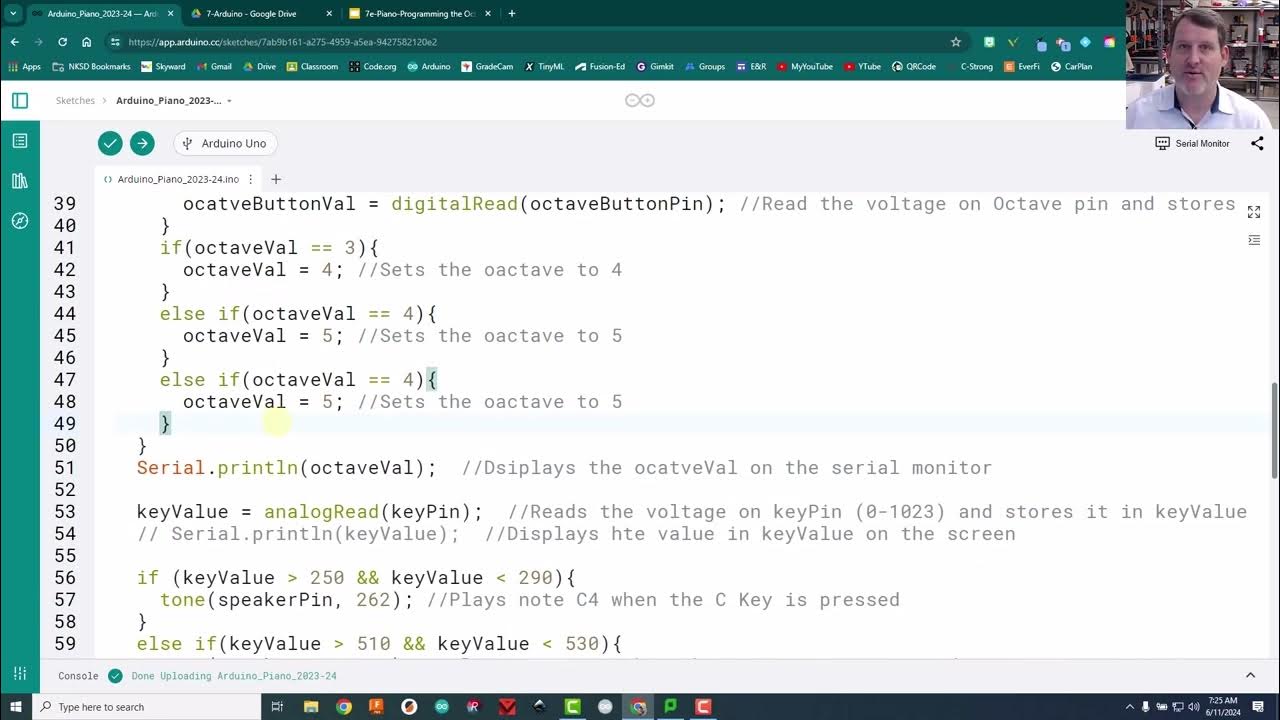 Arduino Piano - Programming the Octave Button (Part 2 of 3) - YouTube