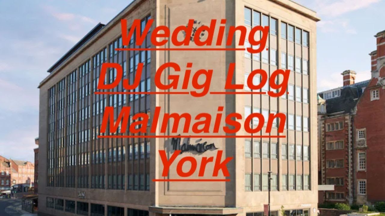 Wedding DJ GIG LOG | Malmaison, York | FBT VN2000 Rig | Classic wedding ...