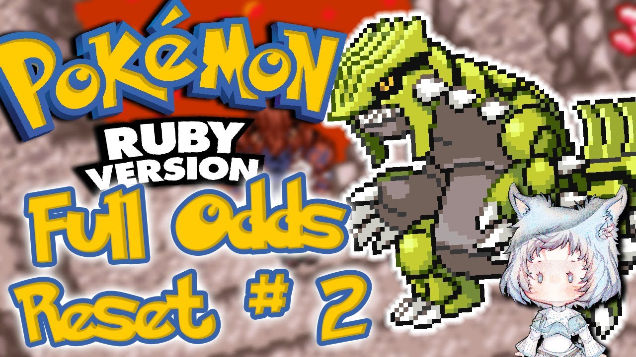 Shiny Groudon Hunt - Full Odds Soft Reset #2 - Pokémon Ruby - YouTube